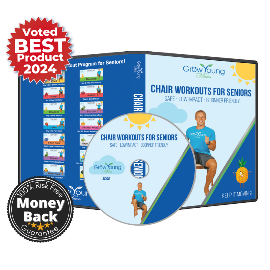Chair Workouts For Seniors DVD | Grow Young Fitness Shop – Grow Young Shop