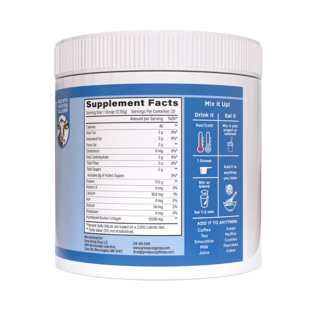 Premium Collagen Protein For Seniors | Grow Young Fitness Shop – Grow ...