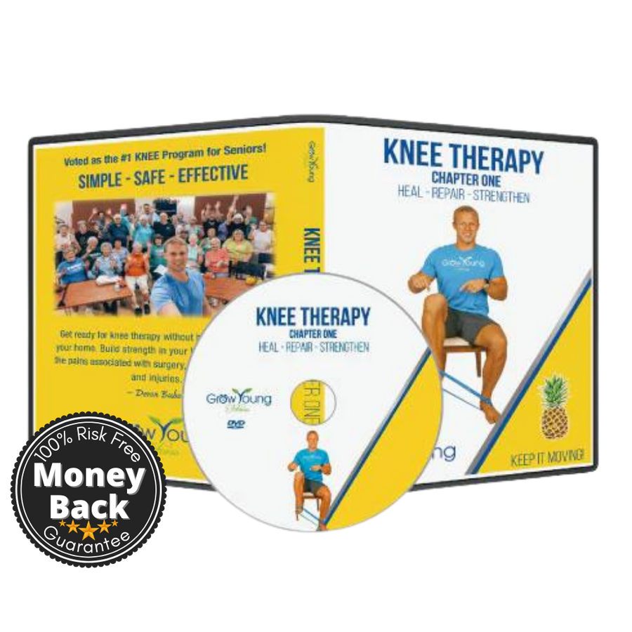 Knee Therapy DVD For Seniors | Grow Young Fitness Shop – Grow Young Shop