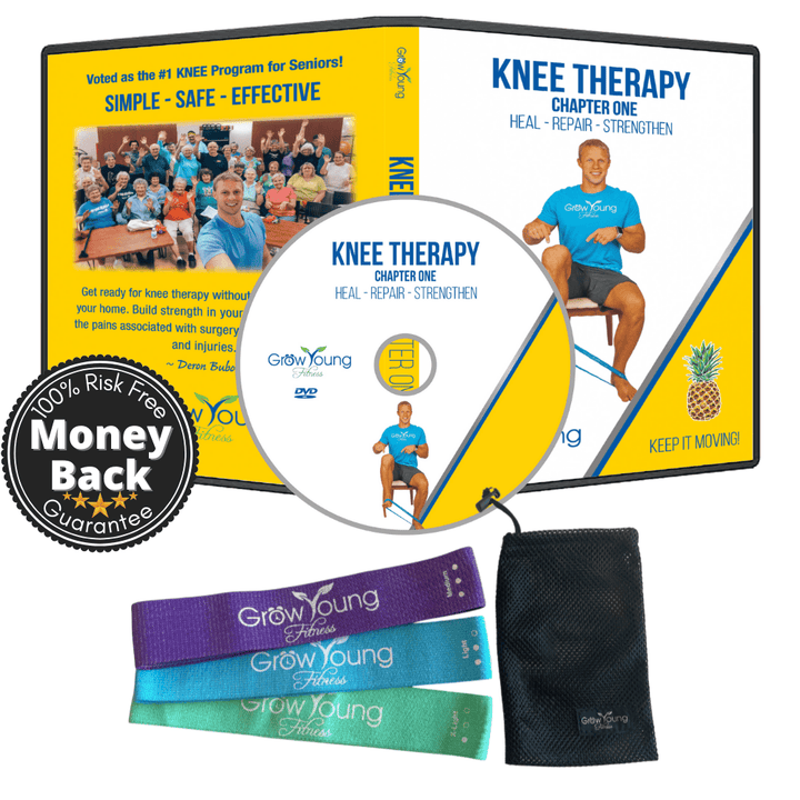 Knee Therapy DVD For Seniors | Grow Young Fitness Shop