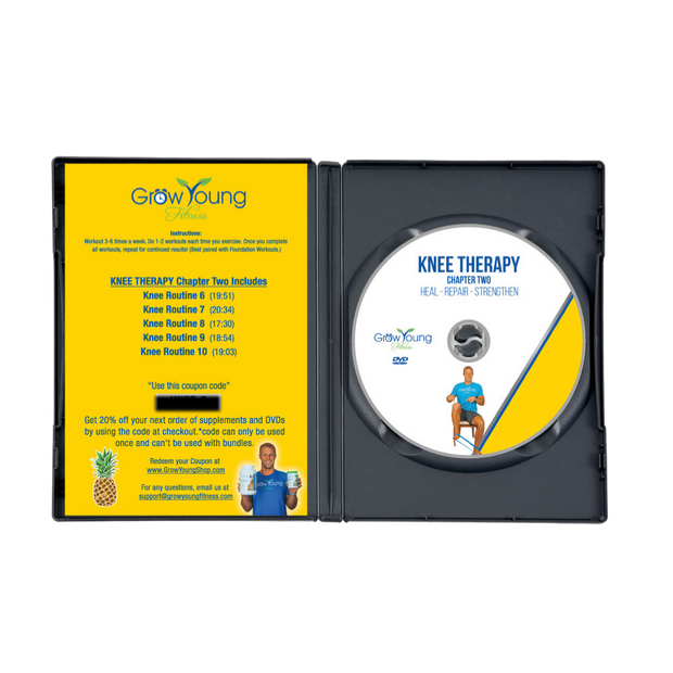 Knee Therapy DVD Chapter 2 For Seniors | Grow Young Fitness Shop – Grow ...