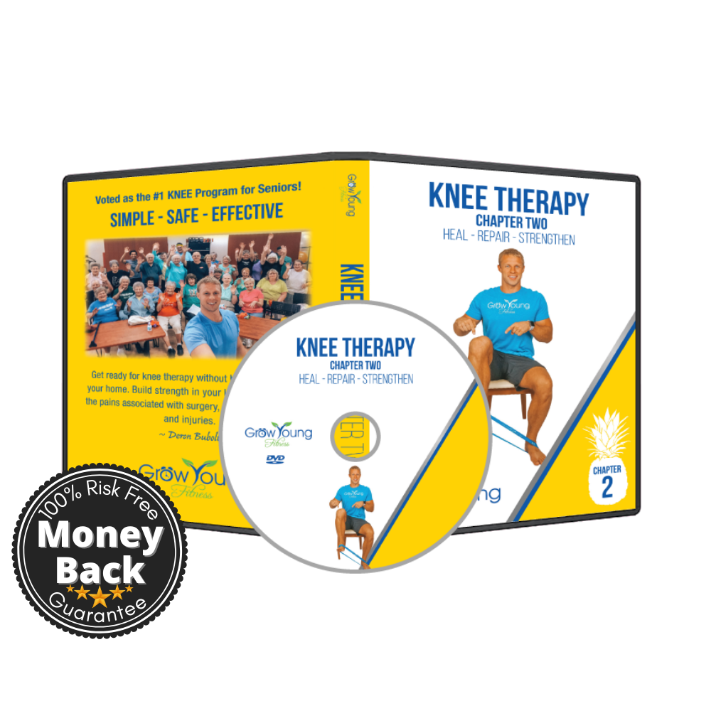 Knee Therapy DVD Chapter 2 For Seniors | Grow Young Fitness Shop – Grow ...