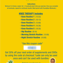 Knee Therapy DVD For Seniors | Grow Young Fitness Shop – Grow Young Shop