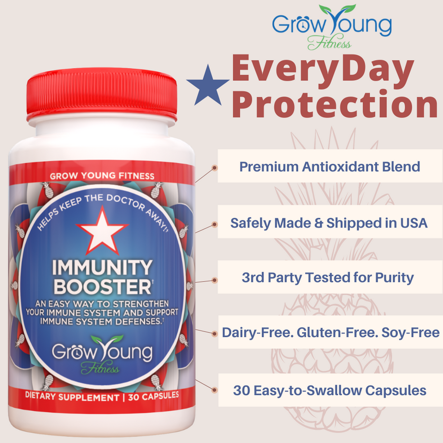 Daily Premium Immunity Booster For Seniors | Grow Young Fitness Shop