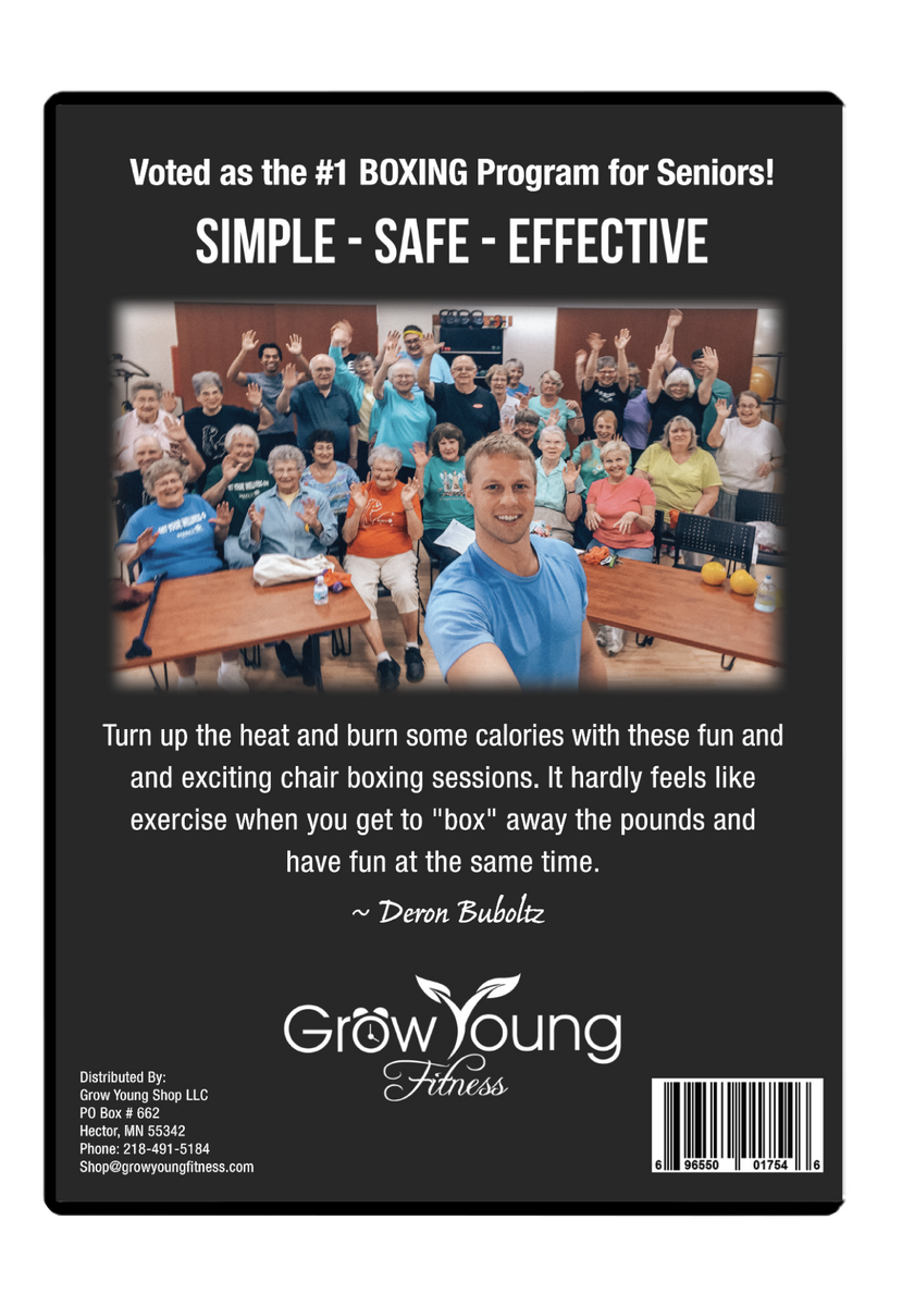 Chair Boxing DVD For Seniors | Grow Young Fitness Shop