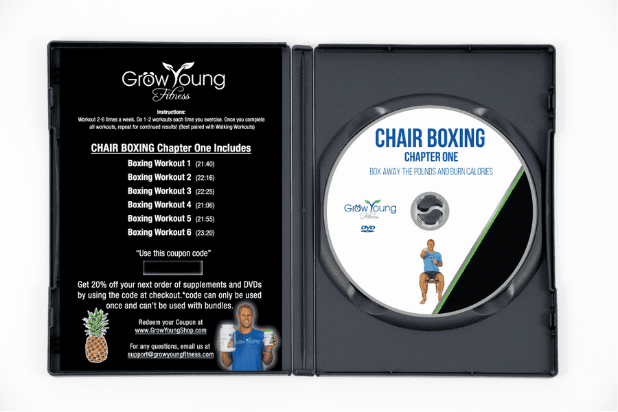 Chair Boxing DVD For Seniors | Grow Young Fitness Shop